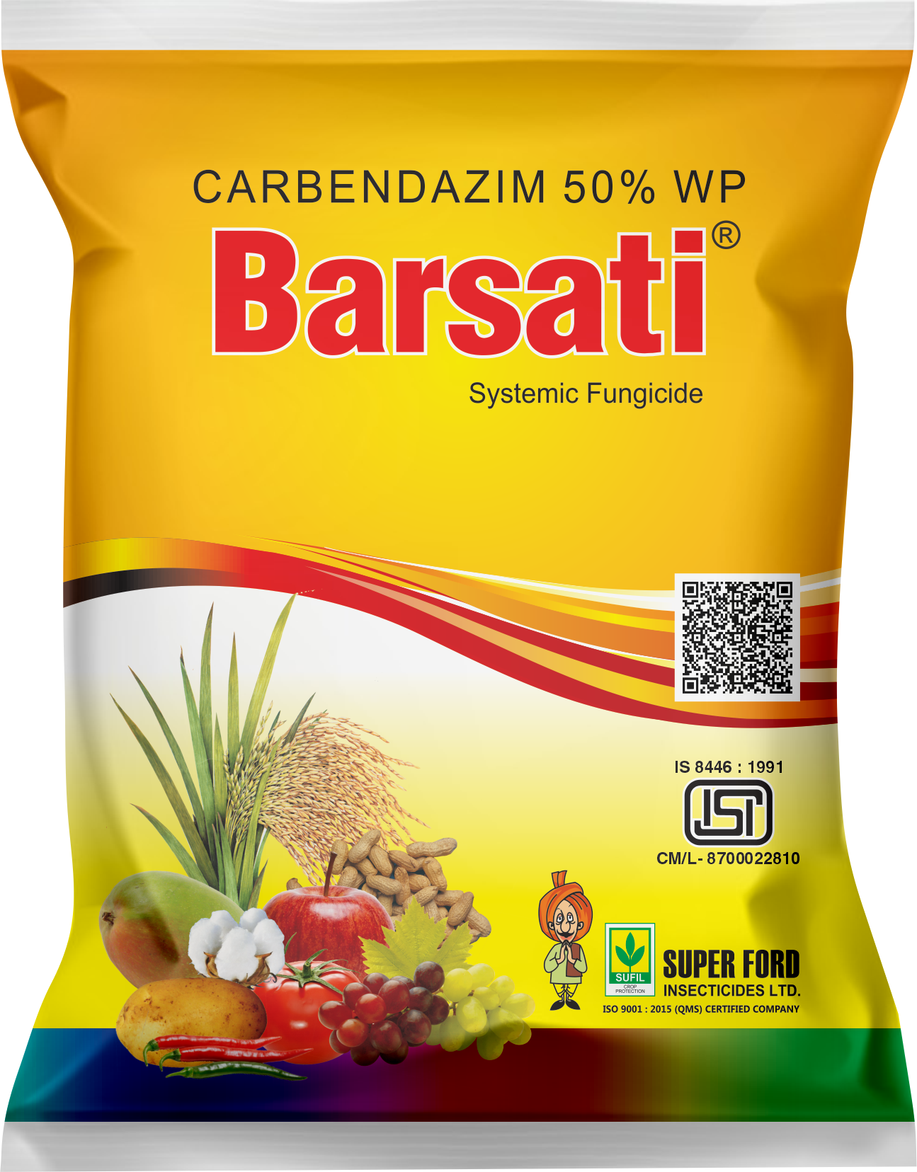 BARSATI Carbandazim 50 W P Superford Insecticide Ltd 